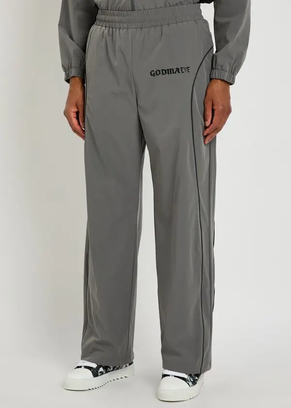 GOD MADE Phantom Logo Cotton Track Pants