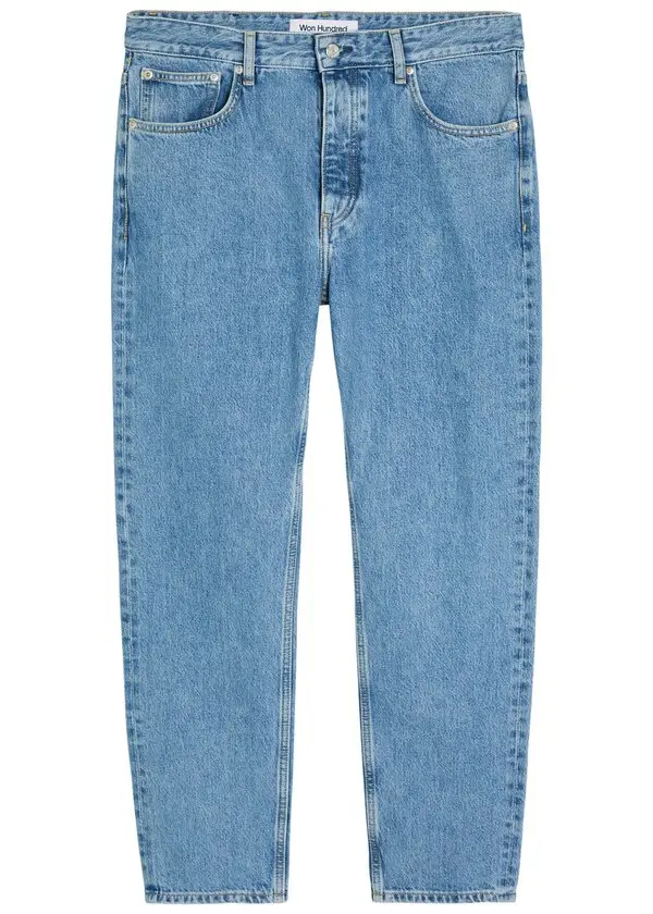 WON HUNDRED Ben Tapered-leg Jeans - Blue