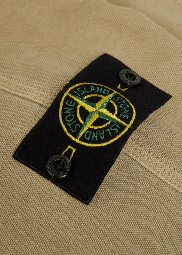 Stone Island Straight-leg Canvas Trousers
