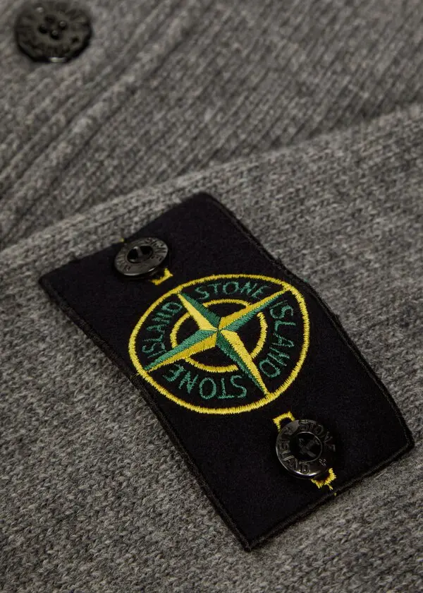 Stone Island Wool-blend Polo Jumper