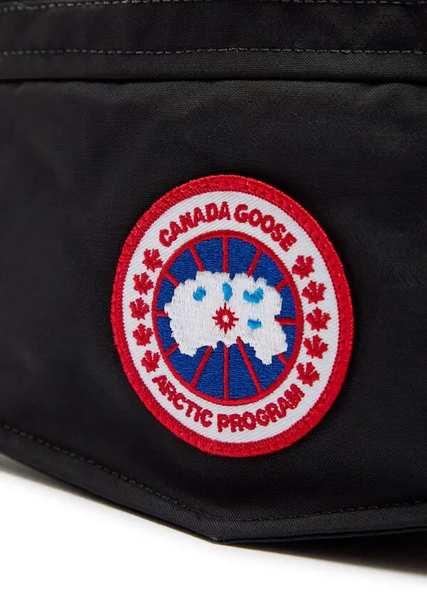 Canada Goose Logo-appliqué Twill Belt Bag - Black
