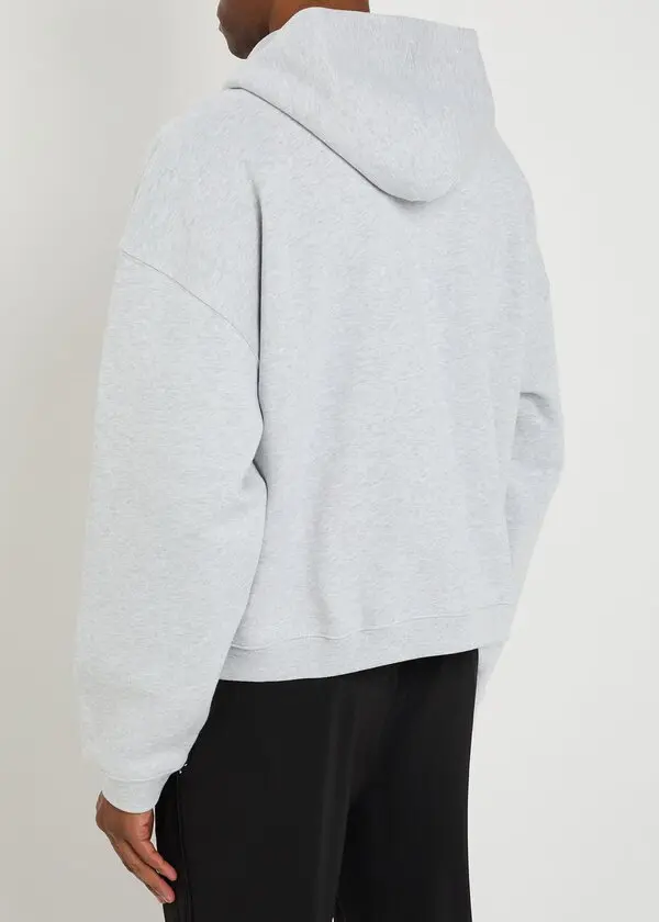 REPRESENT Hooded Cotton Sweatshirt - Grey