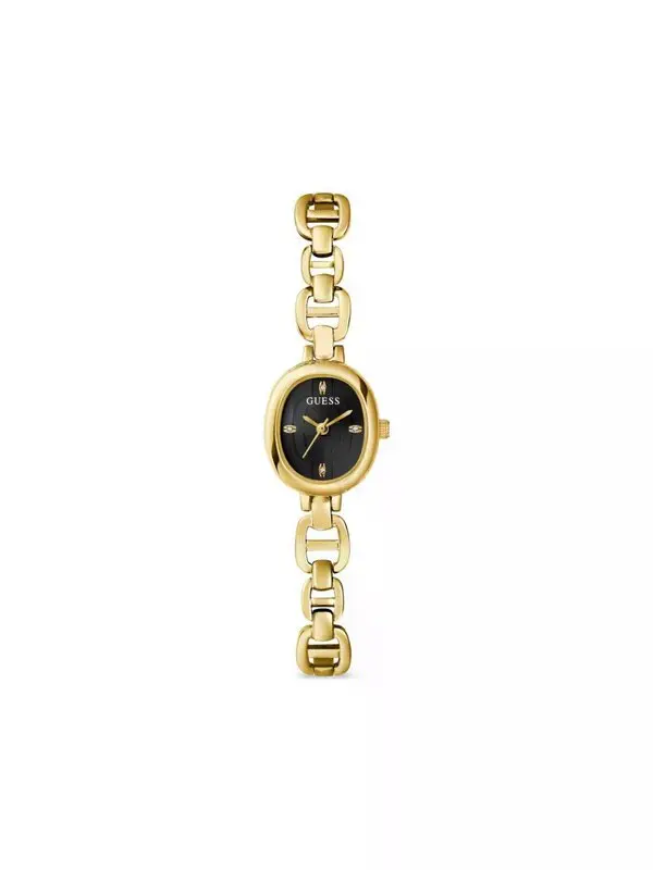 Guess Recycled Steel Quartz Watch - Black
