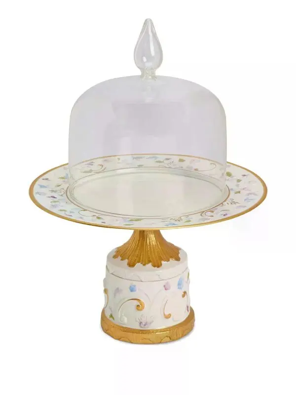 VILLARI Taormina Cake Stand - White