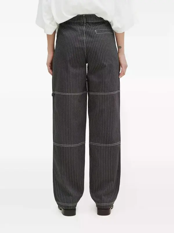 Adidas Pinstriped Panelled Trousers