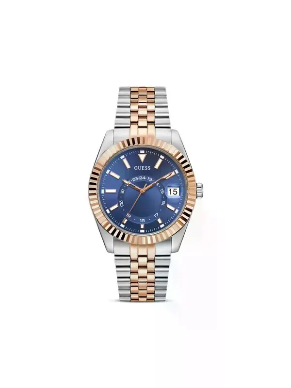 Guess Stainless Steel Timepiece - Blue