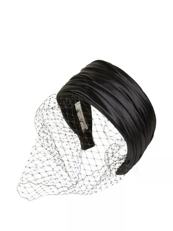 JENNIFER BEHR Jacqueline Voilette Hair Accessory - Black