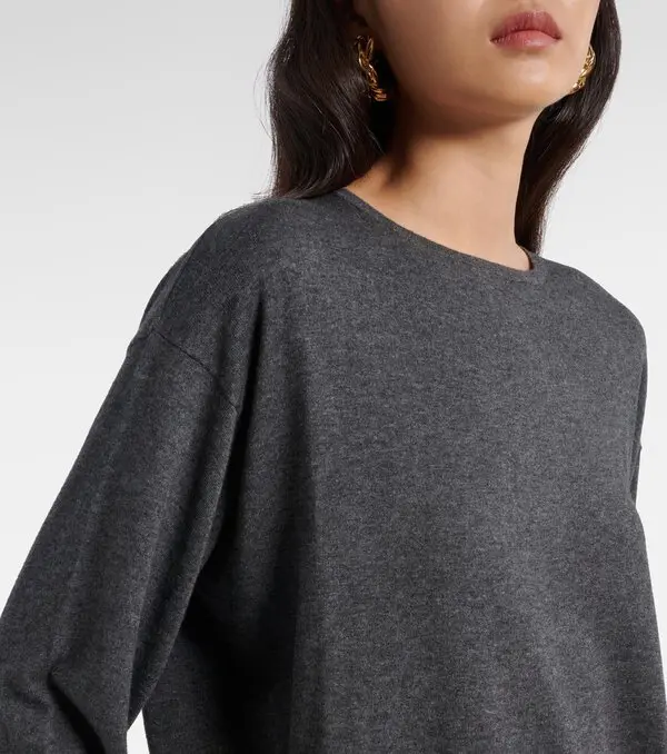 Extreme Cashmere N°347 Aries Cotton And Cashmere Top