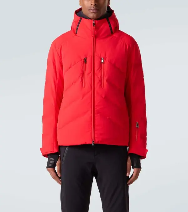 Bogner Jervis-d Hooded Down Ski Jacket - Red