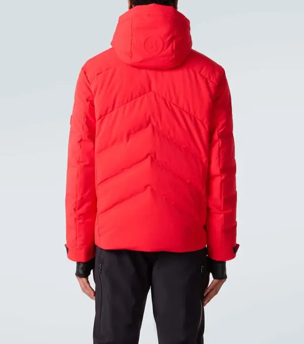 Bogner Jervis-d Hooded Down Ski Jacket - Red