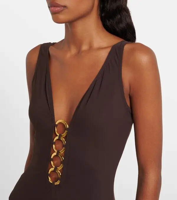 KARLA COLLETTO Luca Swimsuit - Brown