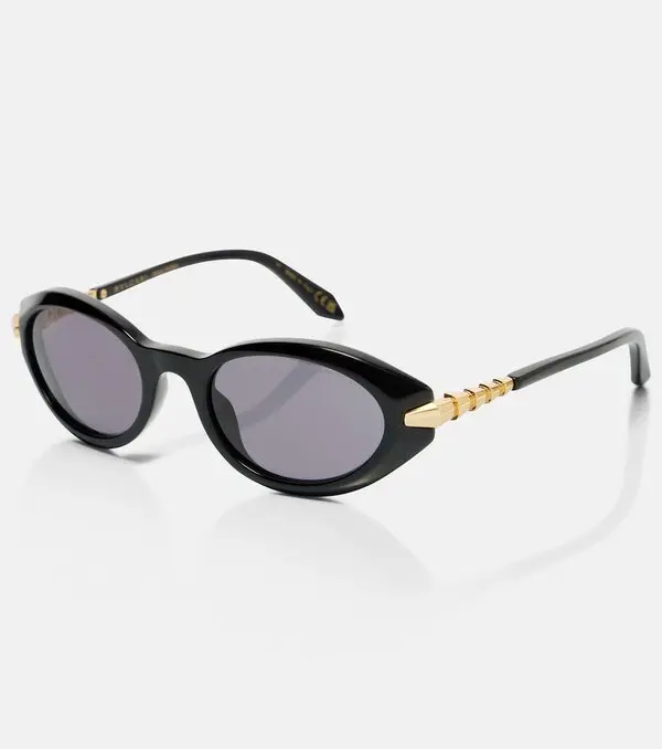 BVLGARI Serpenti Viper Oval Sunglasses - Black