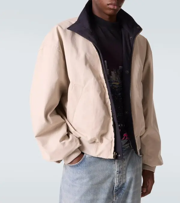 Balenciaga Reversible Cotton-blend Blouson Jacket
