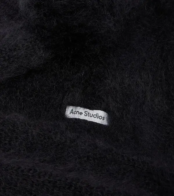 Acne Studios Klavad Mohair And Wool Hat - Black
