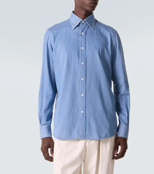Thom Sweeney Denim Shirt