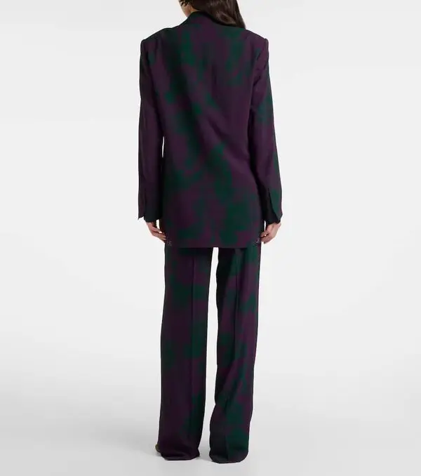 Dries Van Noten Printed Viscose Blazer