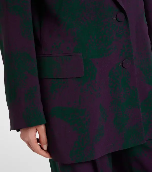 Dries Van Noten Printed Viscose Blazer