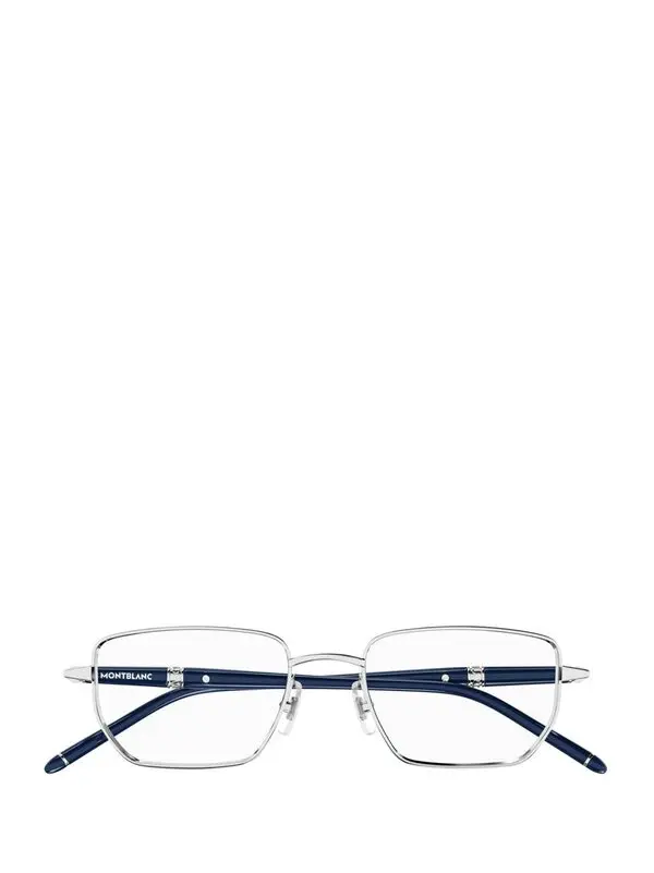 Montblanc Rectangular Eyeglasses - Silver