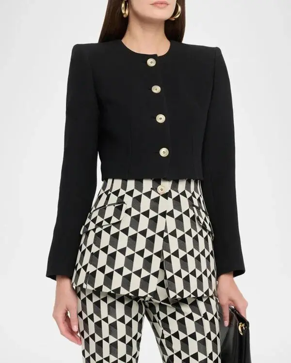 Amir Taghi Laurel Geo Layered Blazer