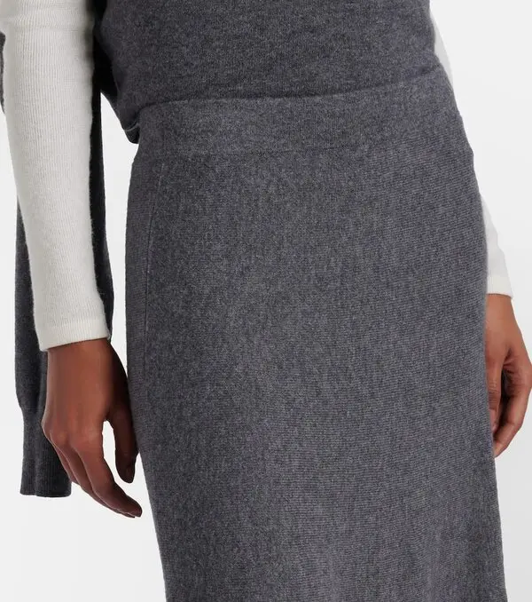 LISA YANG Torie Knitted Cashmere Maxi Skirt