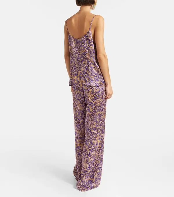 Dries Van Noten Floral Silk Camisole