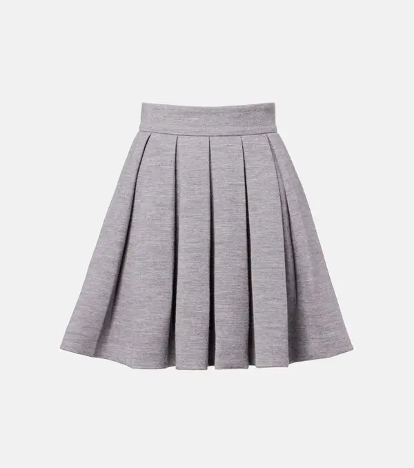 Balmain Pleated Mini Skirt
