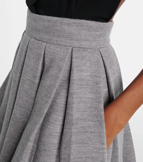 Balmain Pleated Mini Skirt