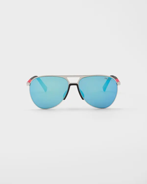 Prada Linea Rossa Aviator Sunglasses - Cyan Lenses Mult.id