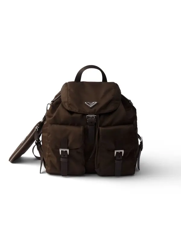 Prada Re-nylon Backpack - Brown