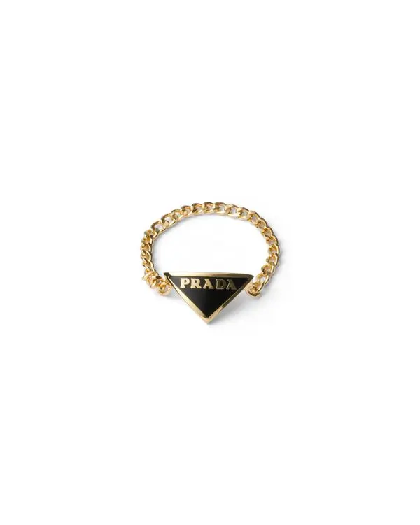 Prada Metal Ring - Gold/silver