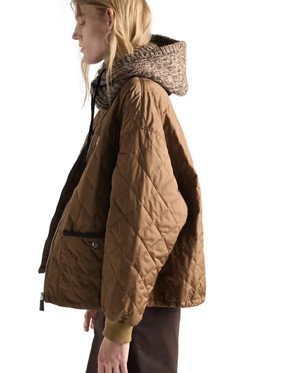 Prada Mélange Knit Hood