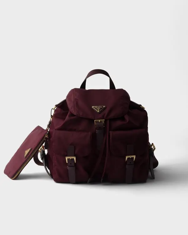 Prada Re-nylon Backpack With Pouch