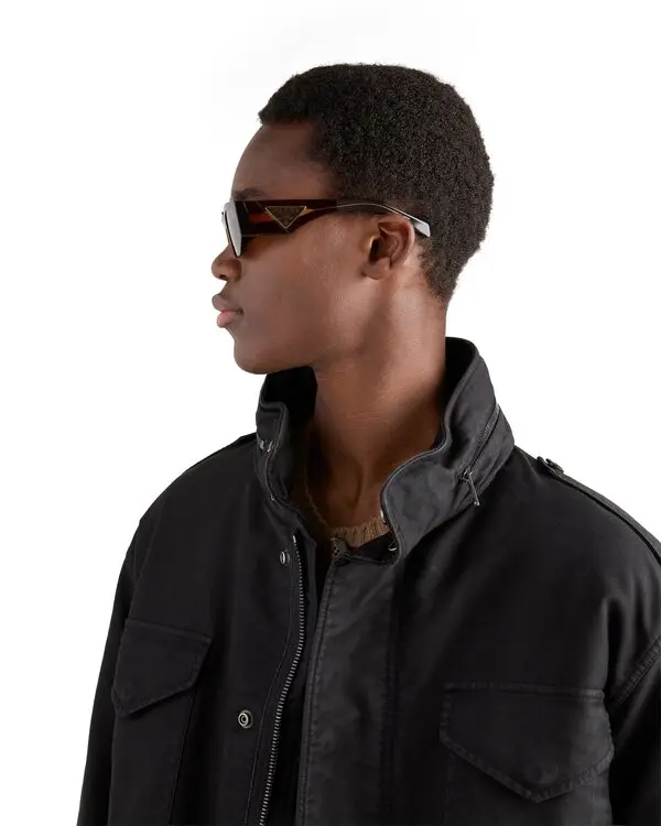 Prada Sunglasses With Triangle Logo - Lenses