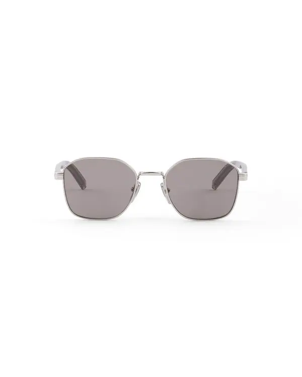 Prada Sunglasses With Metal Plaque - Lenses