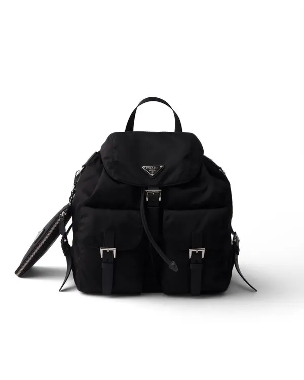 Prada Re-nylon Backpack - Black