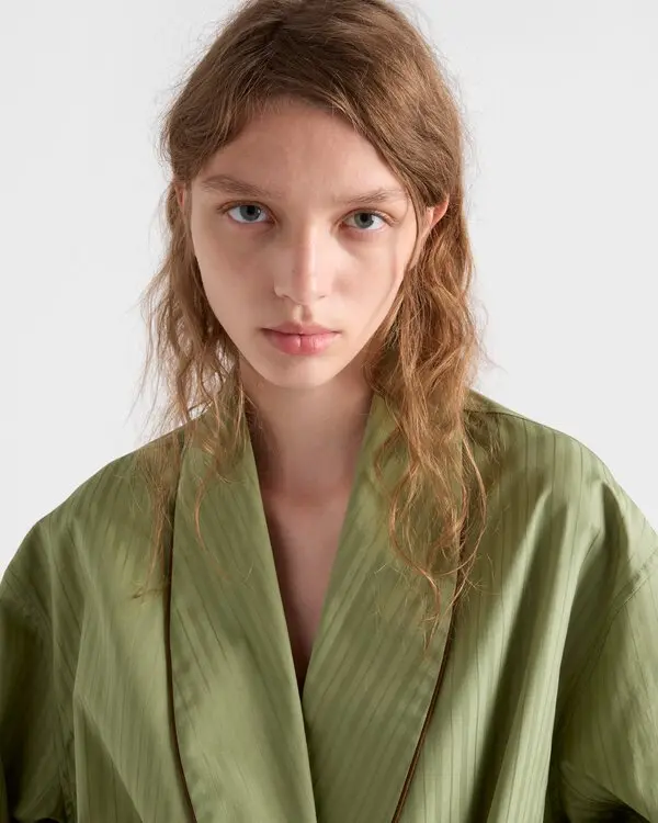 Prada Cotton Robe - Ivy Green