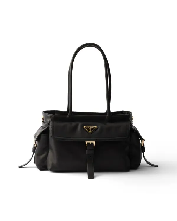 Prada Explore Medium Nappa Leather Tote Bag