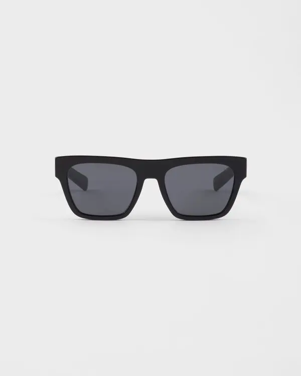 Prada Sunglasses With Logo - Slate Gray Lenses