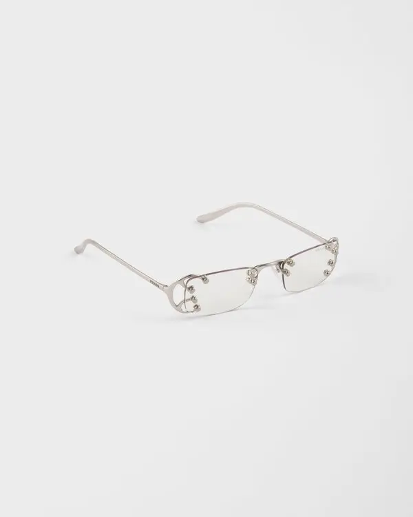 Prada Runway Sunglasses - Blue-ray Transparent Lenses