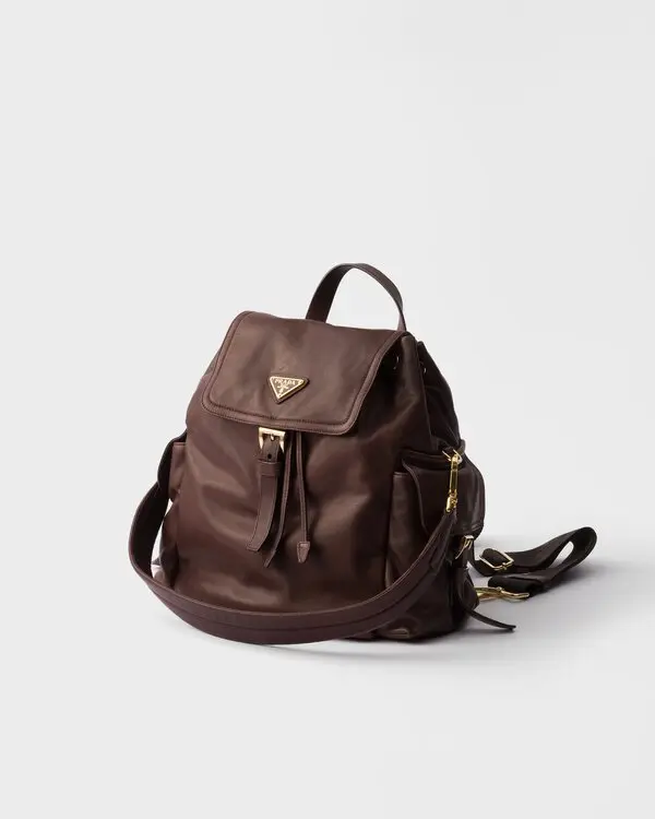 Prada Explore Medium Nappa Leather Backpack - Sienna