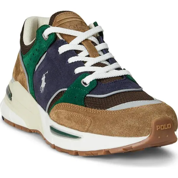 Polo Ralph Lauren Trackster Sneakers - Desert Tan/navy/multi