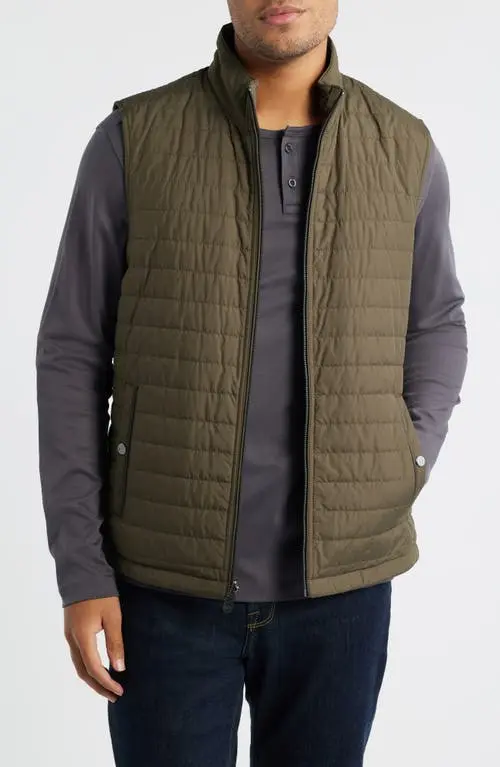 Johnston & Murphy Reversible Quilted & Knit Vest