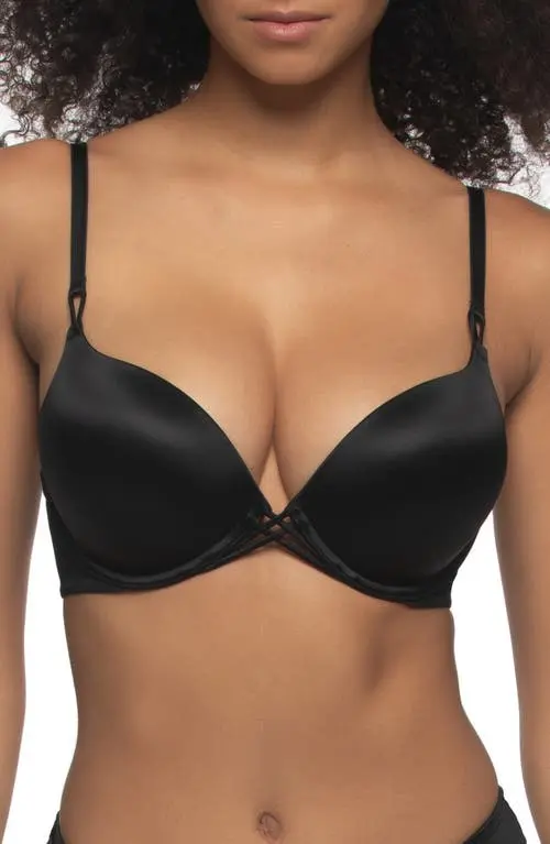 Felina Luscious Underwire Push-up Bra - Black