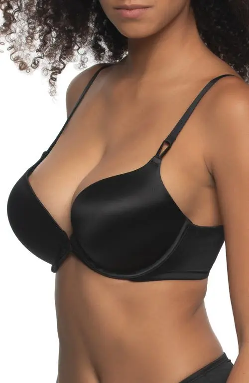Felina Luscious Underwire Push-up Bra - Black