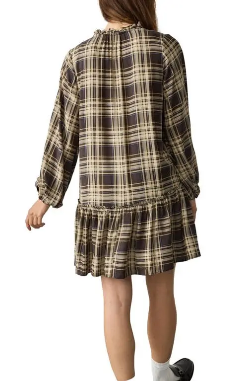 NEXT Printed Long Sleeve Mini Dress
