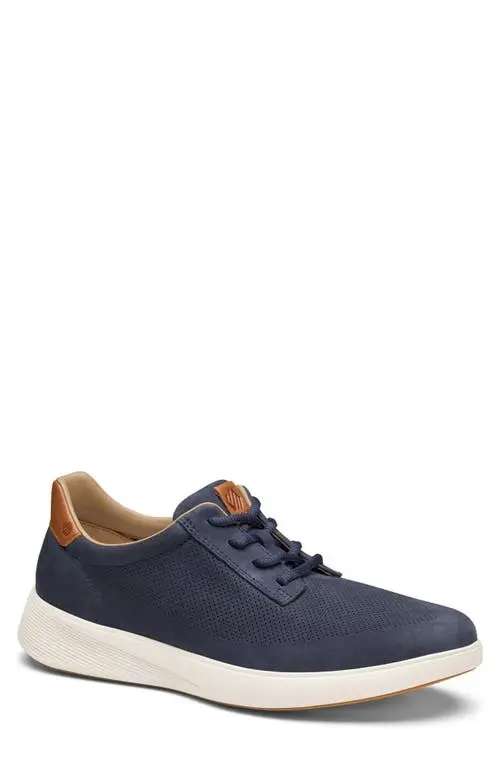 Johnston & Murphy Lace-up Sneakers - Navy Nubuck
