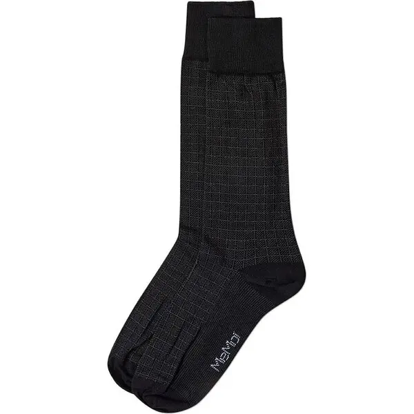MEMOI Assorted 3-pack Dress Socks - Black-black-black
