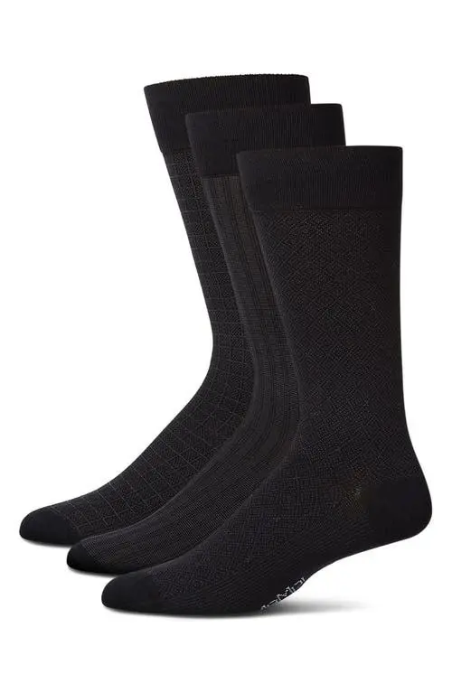 MEMOI Assorted 3-pack Dress Socks