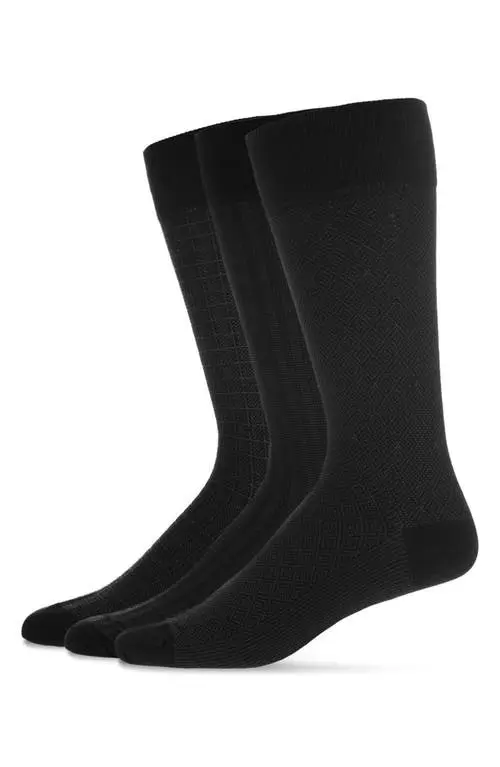 MEMOI Assorted 3-pack Dress Socks