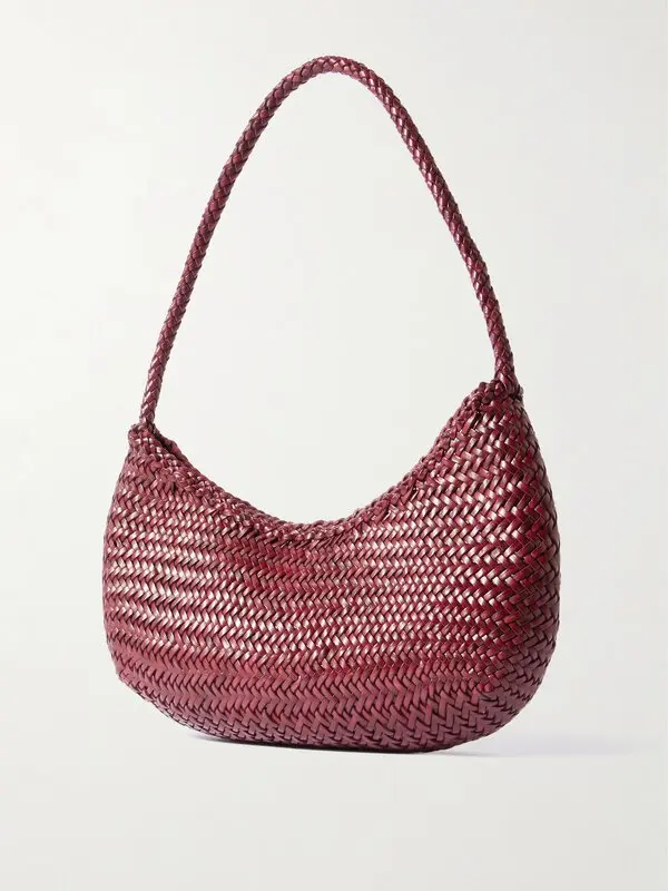 Dragon Diffusion Nova Luna Woven Leather Shoulder Bag